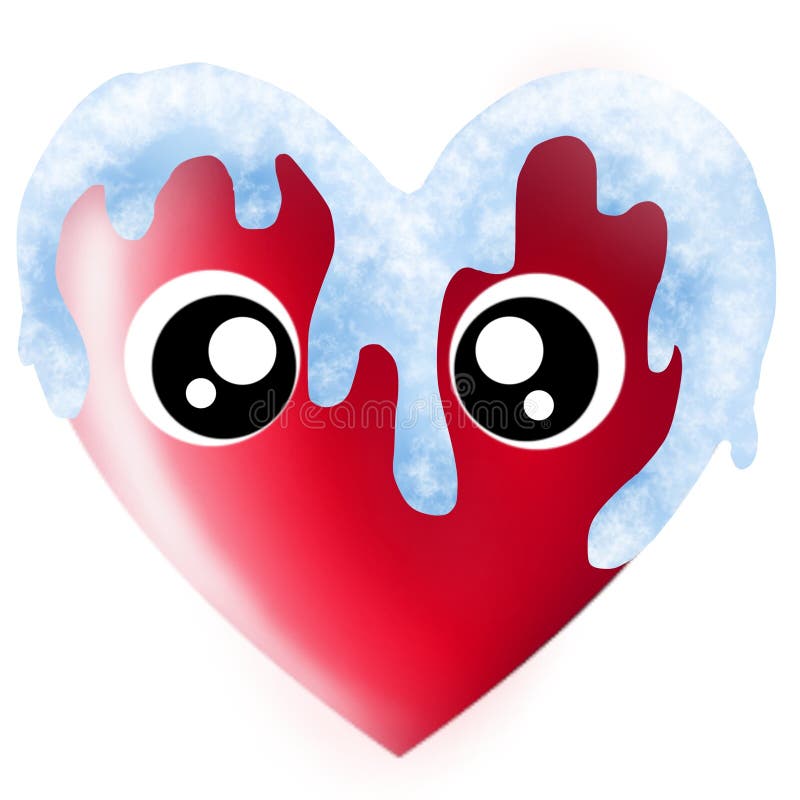 Heart Shape that Represents Love Stock Illustration - Illustration of ...