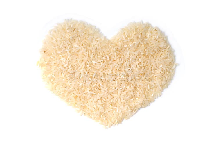 Heart shape Rice stock image. Image of lifestyle, organic - 17794687