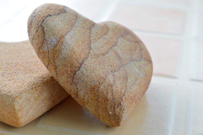 Heart Shape Stone for Skin Spa Stock Image - Image of light, emotional ...