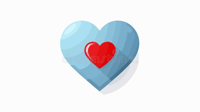 Heart Shape and Tick Mark Vector Symbol Cartoon Vector Stock ...