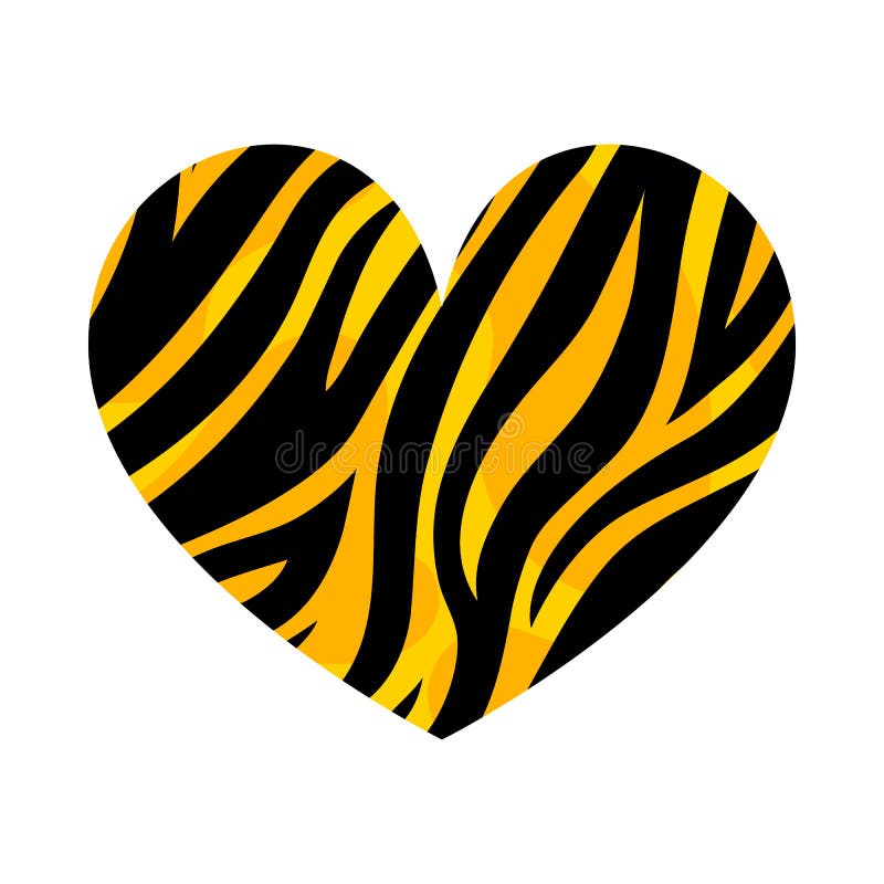 Leopard Print Skin Shape Heart Stock Illustrations – 257 Leopard Print ...