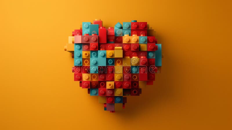 Lego Heart Stock Illustrations – 360 Lego Heart Stock Illustrations ...