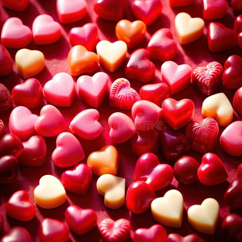 Heart Shaped Hard Candies To Celebrate Romance Love And Valentine S