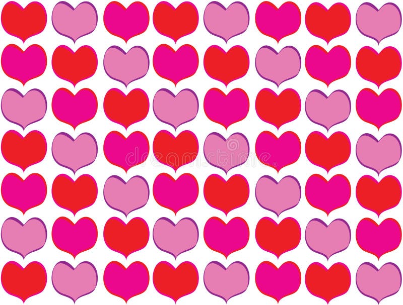 Heart shaped background. stock illustration. Illustration of decorative ...