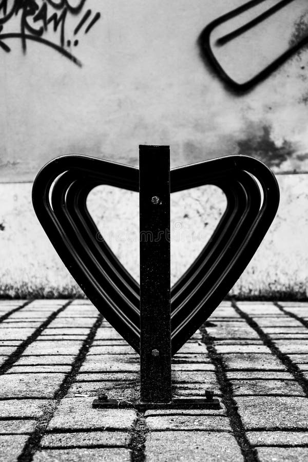 Heart Shaped Bicycle Rack Stock Photos - Free & Royalty-Free Stock ...