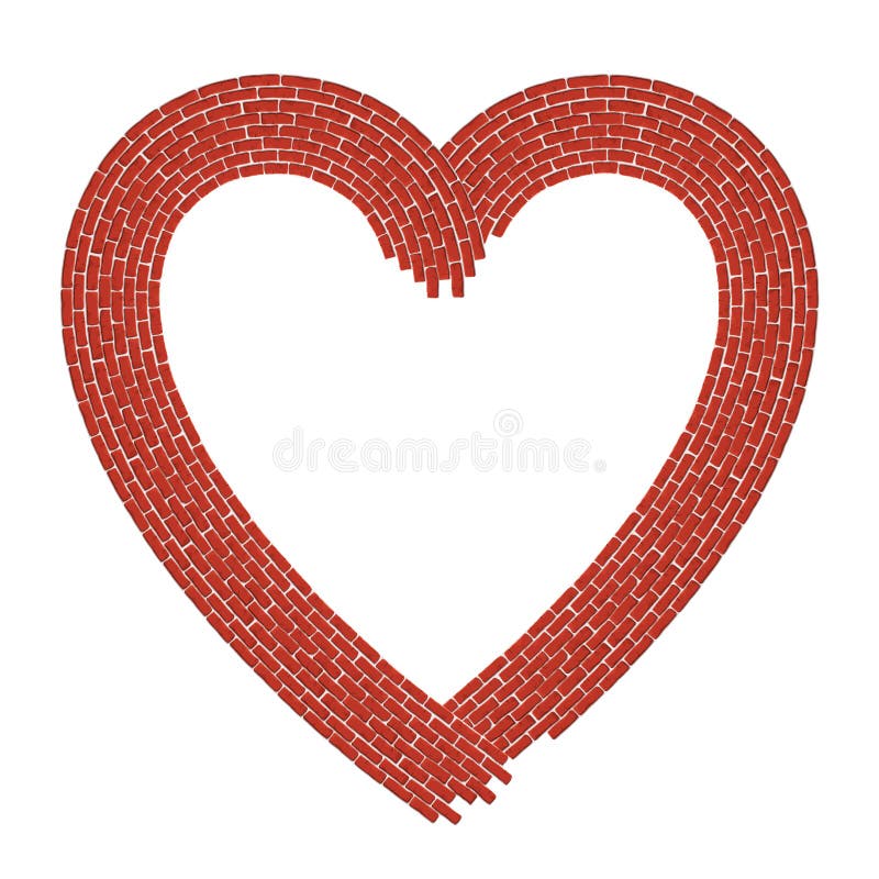 Heart Wall Bricks Stock Illustrations – 318 Heart Wall Bricks Stock ...