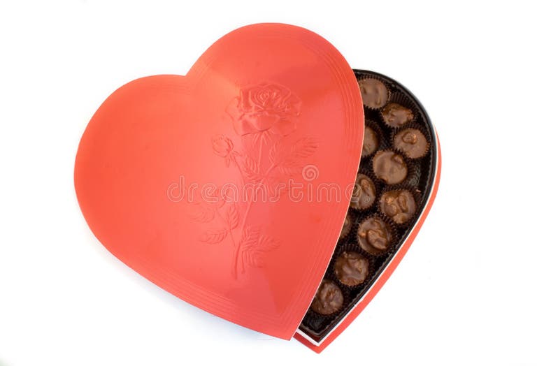 508 Heart Shaped Chocolates Box Isolated Stock Photos - Free & Royalty ...