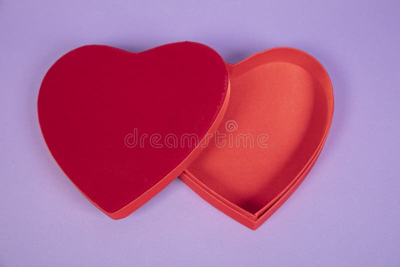 Heart-shaped Box, Perfect for Packing a Gift Stock Image - Image of ...