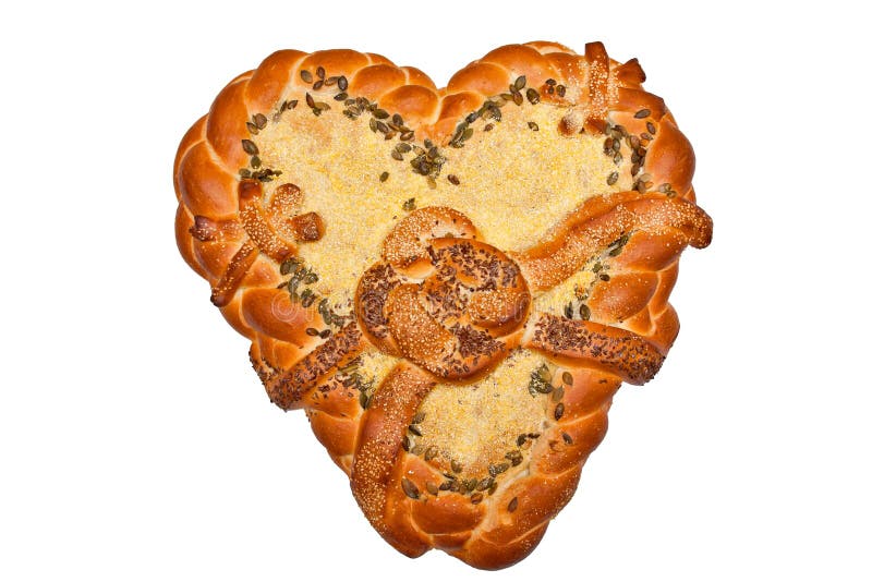 Heart shaped bread stock image. Image of celebration - 19202703