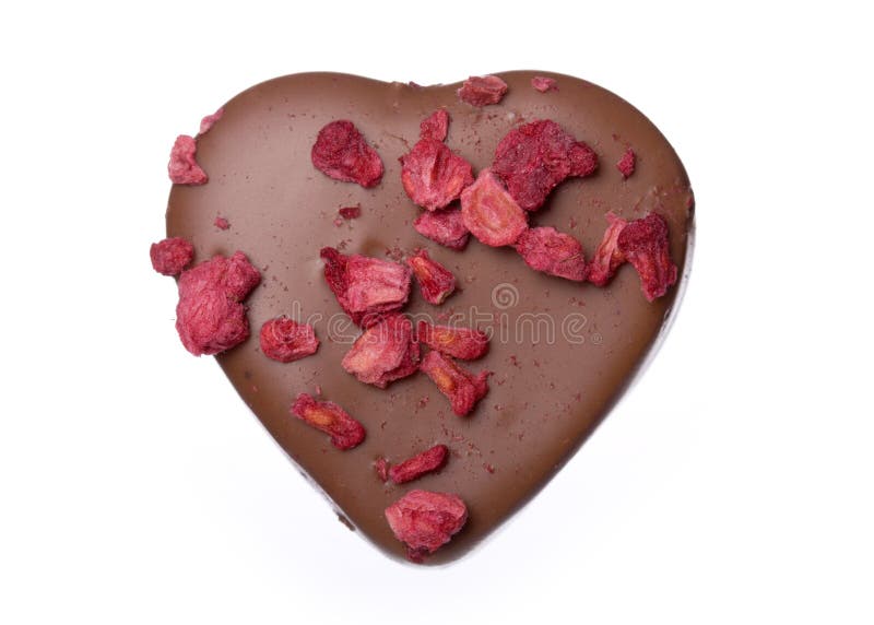 Heart shaped chocolate stock photo. Image of shot, chocolate - 7931376