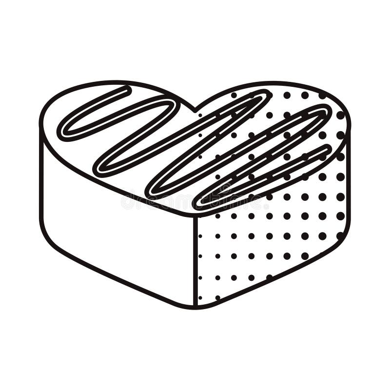 Black Swirl Heart Outline