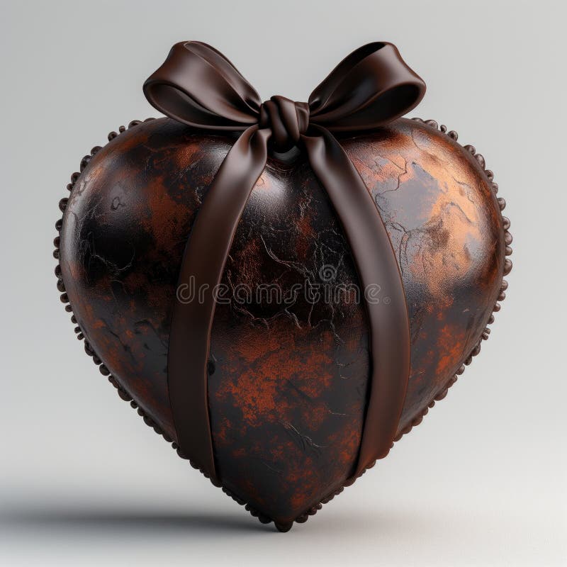 Heart Shaped Chocolate Candy Stock Illustration - Illustration of hard ...