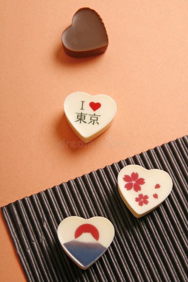 Heart shaped chocolate stock image. Image of touristic - 43141817
