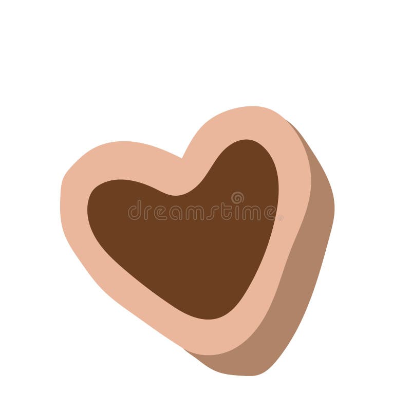 Heart Shaped Christmas Cookie Vector Clip Art Stock Vector ...
