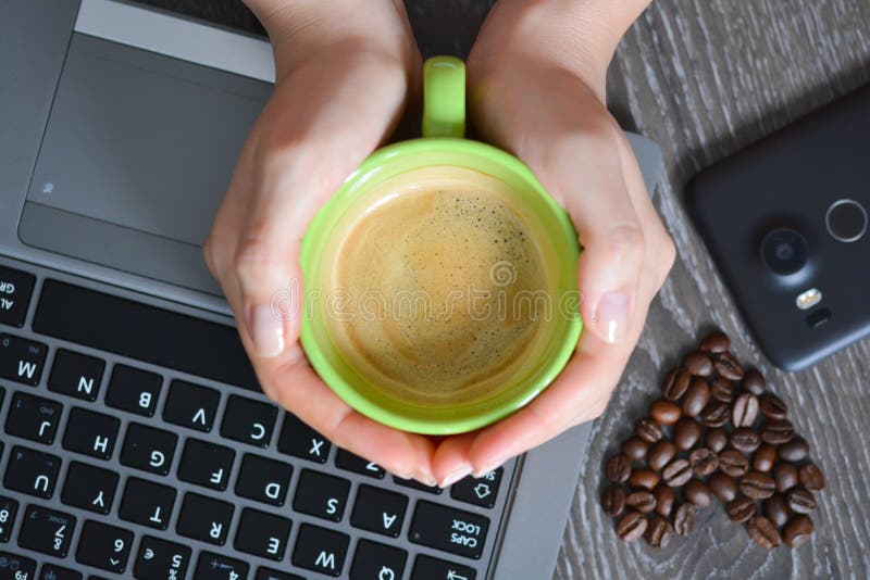 Heart Shaped Coffee Beans Suggesting Coffee Addiction Stock Photo ...