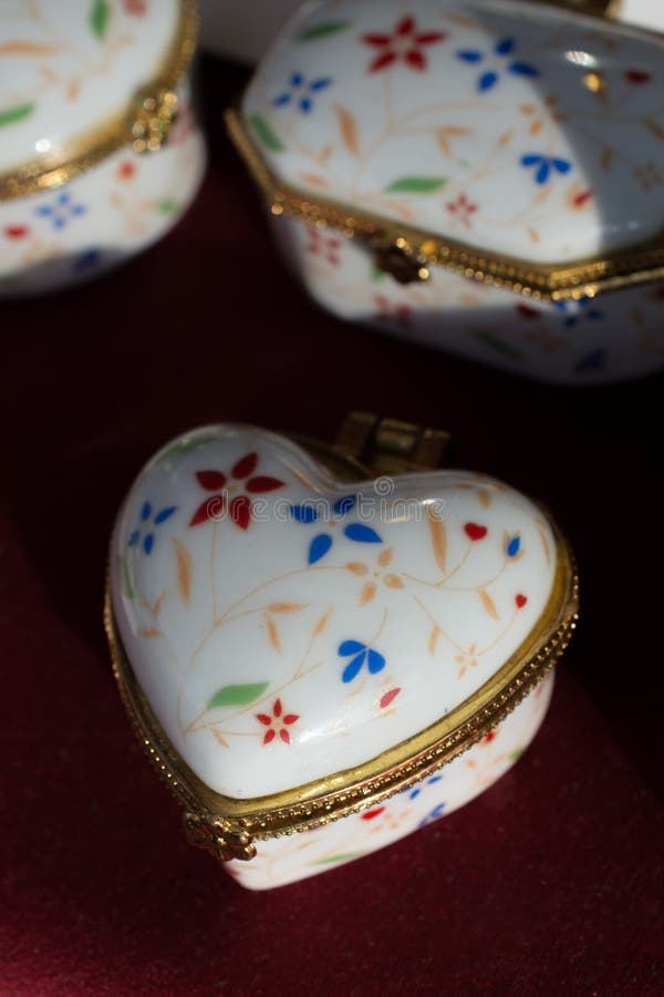 Heart Shaped Colorful Decorative Objects Stock Photo - Image of ...