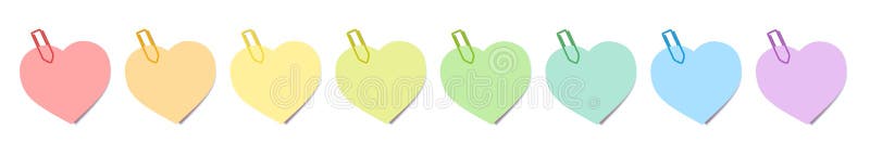 Cute Paper Clips Stock Illustrations – 364 Cute Paper Clips Stock ...