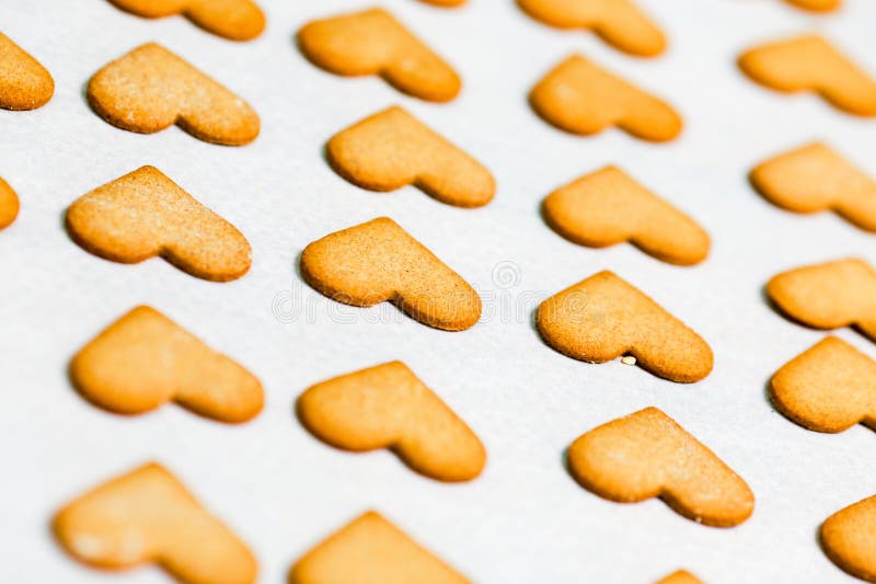 Heart shaped cookies stock photo. Image of shape, heart - 383177988