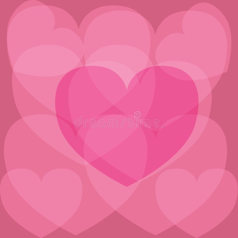 Heart Shaped Design. Vector Illustration Decorative Background Design ...