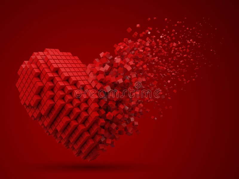 Dissolving Heart Stock Illustrations – 171 Dissolving Heart Stock ...