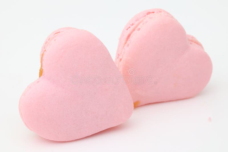Heart Shaped French Macaroons Stock Image - Image of macaroons ...