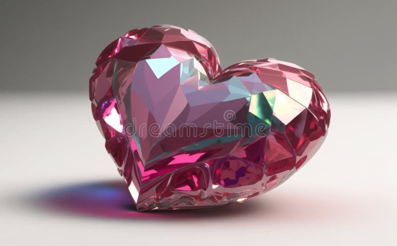 Heart Shaped Gem stock illustration. Illustration of tourmaline - 279997600
