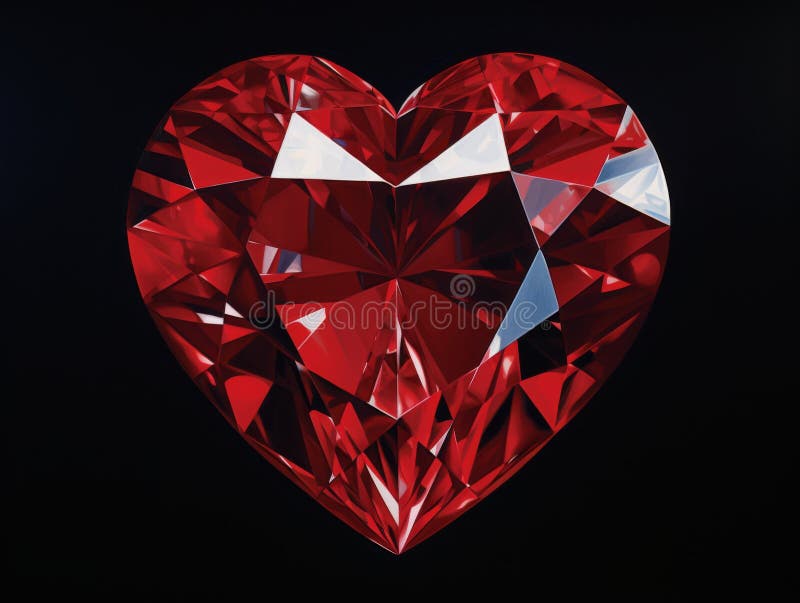 Crystal Diamond Heart Stock Illustrations – 15,794 Crystal Diamond ...