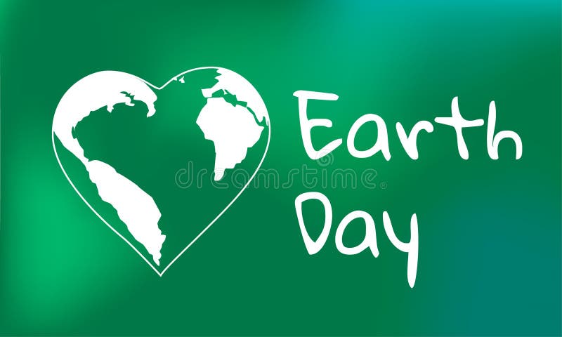A Heart-shaped Globe. Concept for Earth Day, Ecology, Care for the ...