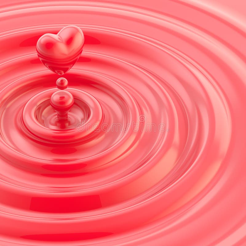 Heart Shaped Water Drop Stock Illustrations – 204 Heart Shaped Water ...