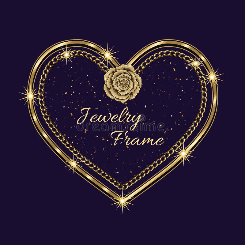 Heart Shaped Chain Stock Illustrations – 1,718 Heart Shaped Chain Stock ...