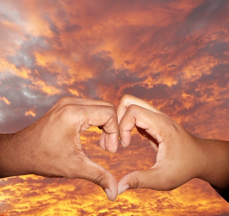Heart Shaped Hand Gesture 2 Stock Photo - Image of isolated, valentines ...