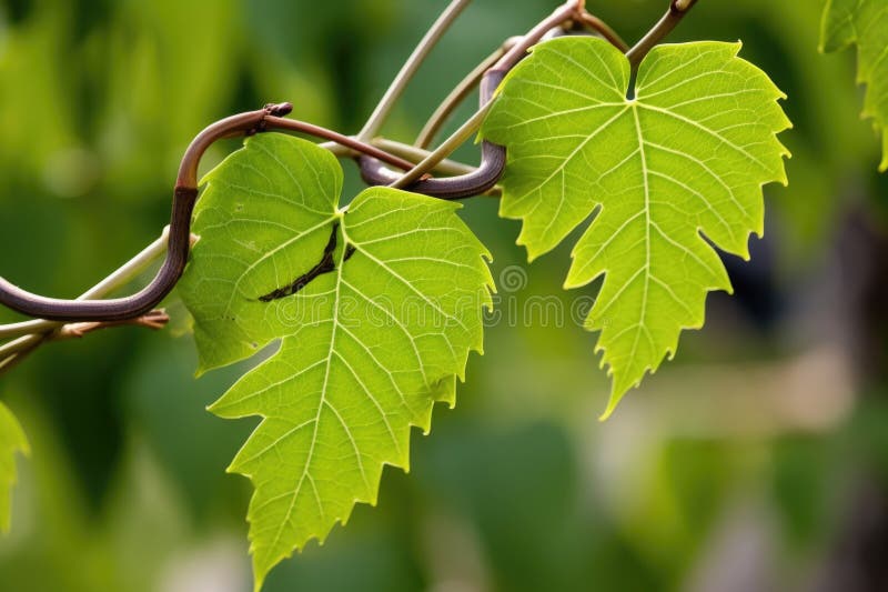 Heart-shaped Leaves Overlapping on a Vine Stock Photo - Image of ...
