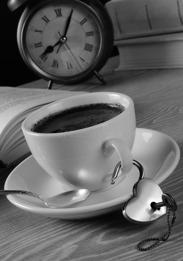 Heart Shaped Lock Key Cup Coffee Stock Photos - Free & Royalty-Free ...
