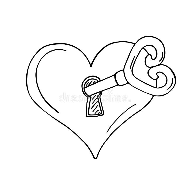 Cartoon Heart Shaped Key Stock Illustrations – 205 Cartoon Heart Shaped Key Stock Illustrations ...