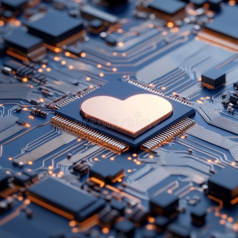 Heart Microchiporange Stock Illustrations – 1 Heart Microchiporange ...