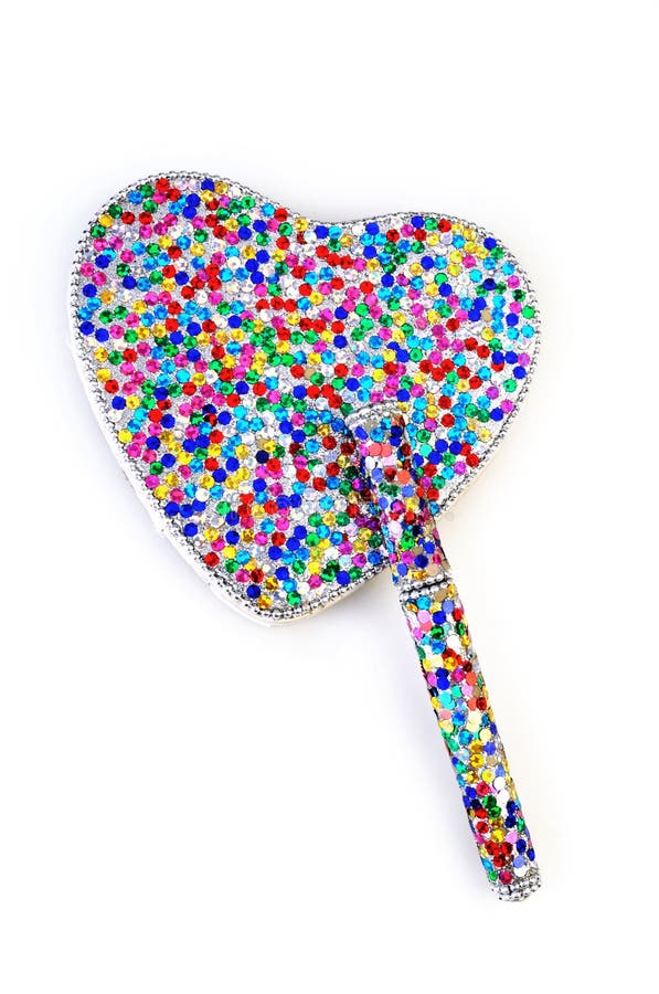 Heart-shaped Notepad with Pen Isolated on White Background Stock Image ...