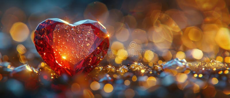 Heart Shaped Object on Table Stock Photo - Image of arrangement ...