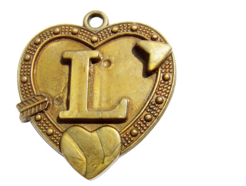 Heart shaped old pendent stock photo. Image of jewelry - 28027326