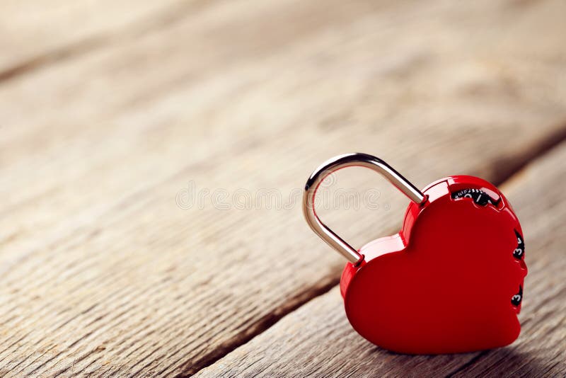 Heart shaped padlock stock photo. Image of metal, beauty - 110224270