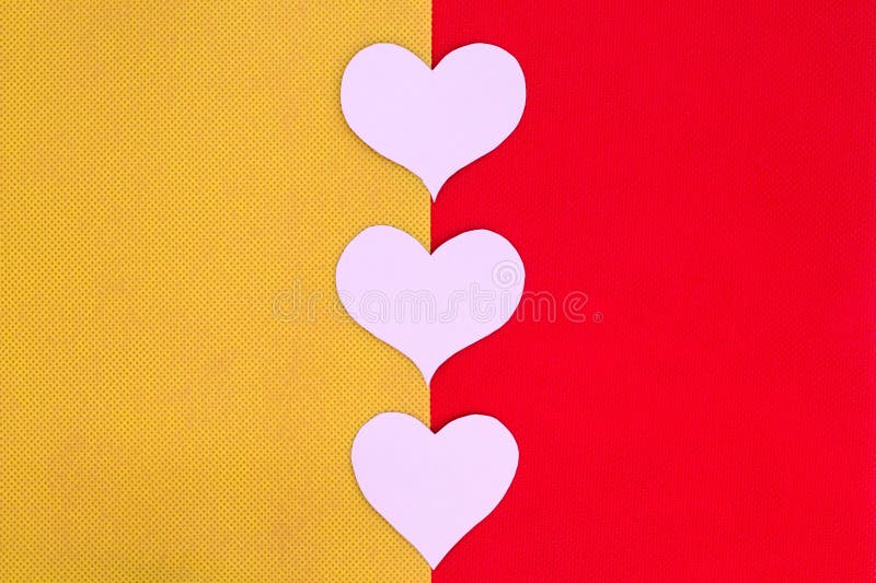 Heart Shaped Paper Cutting Design Card with Empty Space Stock Image ...