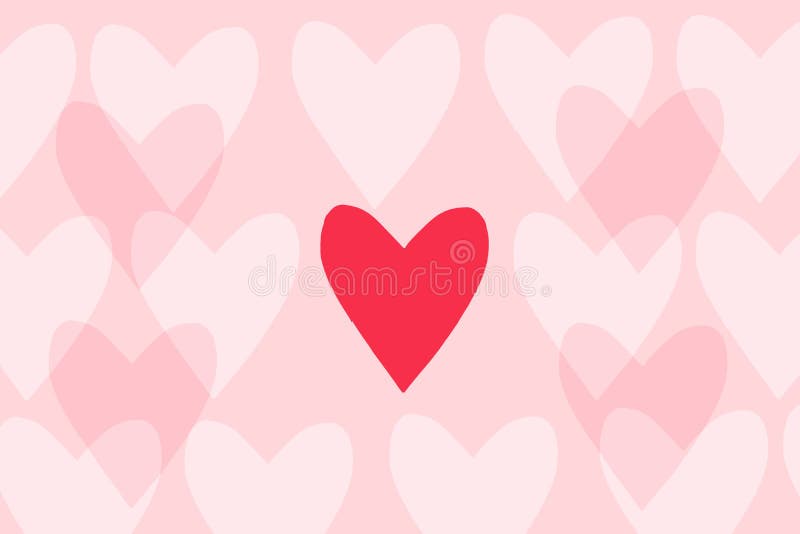 Heart Shaped Paper Cutting Design with Empty Space. Stock Illustration ...