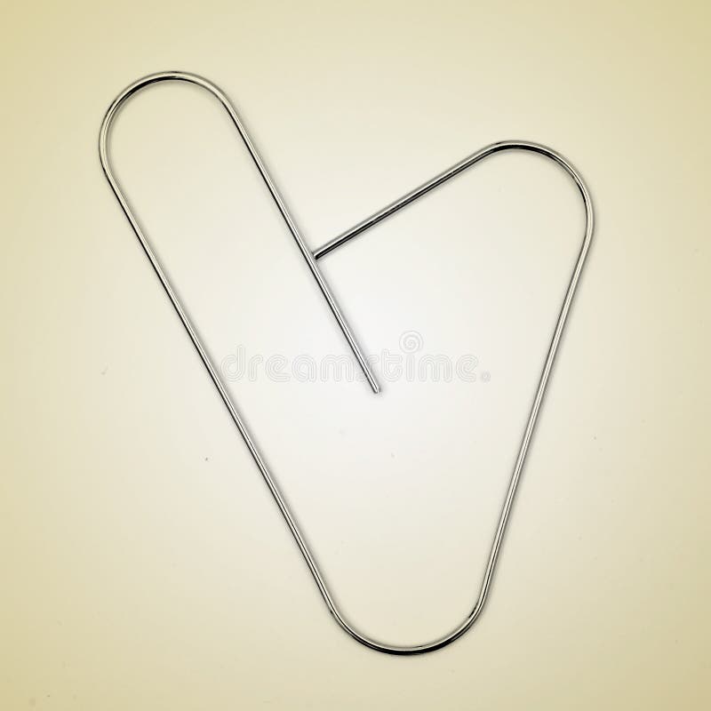 Paperclip heart stock image. Image of lost, cupid, special - 56637173