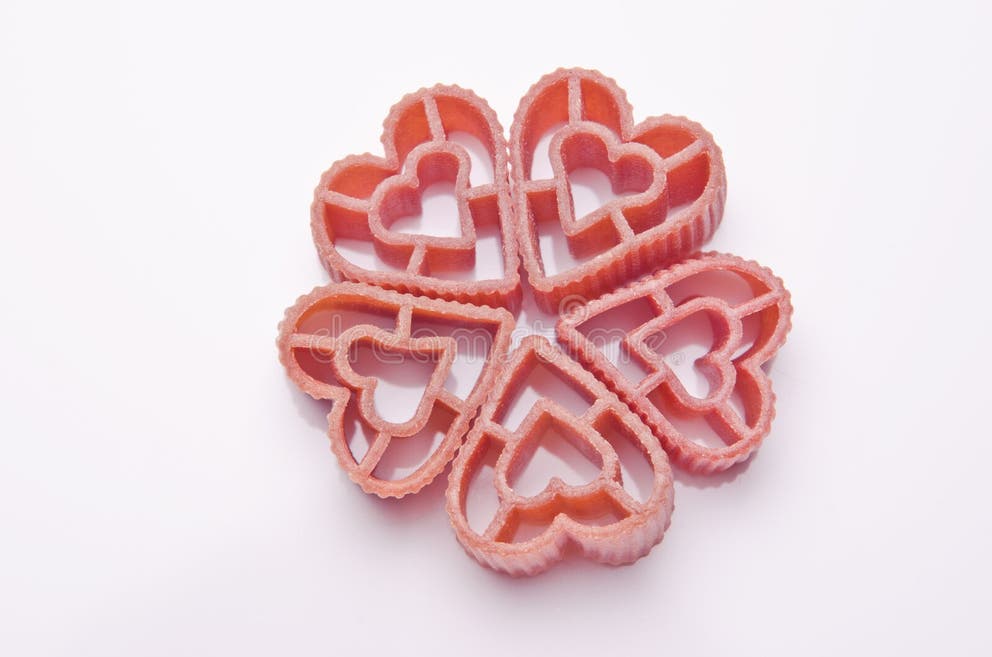 Heart shaped pasta stock image. Image of italian, pasta - 29227511