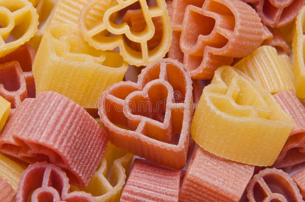 Heart shaped pasta stock photo. Image of dinner, healthy - 29227532