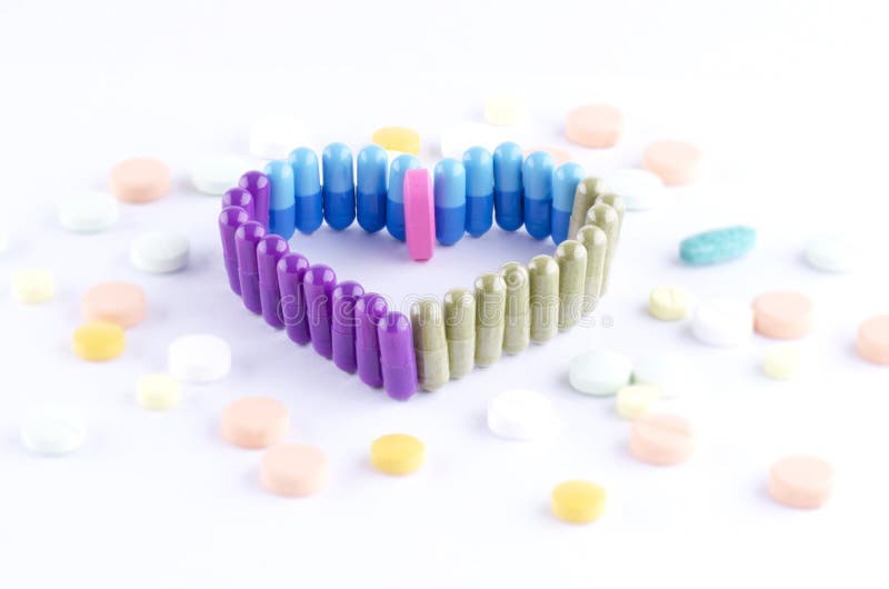 Heart shaped pills stock image. Image of shape, tablets - 40214283