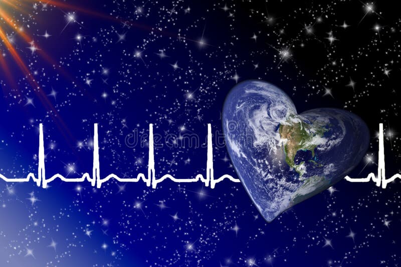 Heart Shaped Planet Earth in Space Stock Image - Image of futuristic ... Heart Shaped Planet Earth in Space Stock Image - Image of futuristic ...