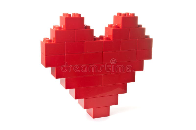 Lego Heart Shaped Love Bricks Stock Photos - Free & Royalty-Free Stock ...