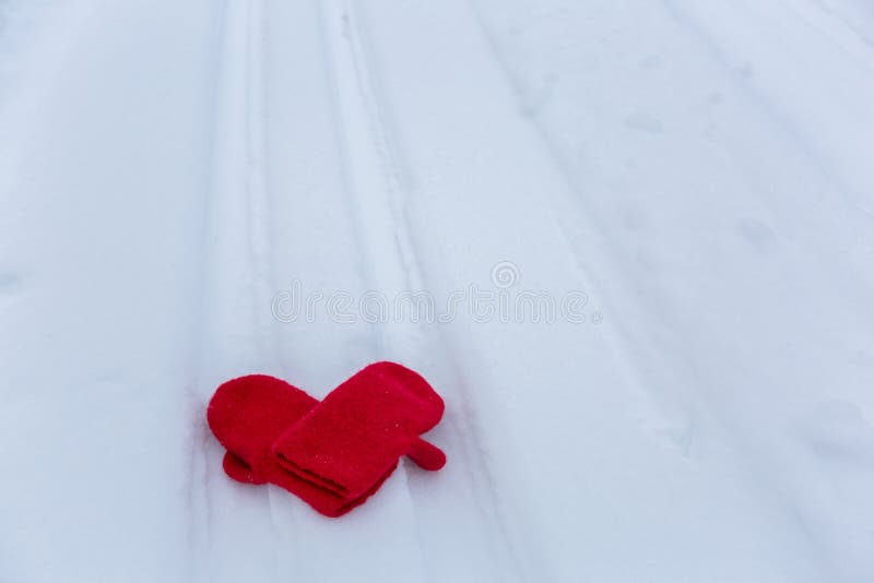 Heart of mittens at winter stock photo. Image of holiday - 103706264