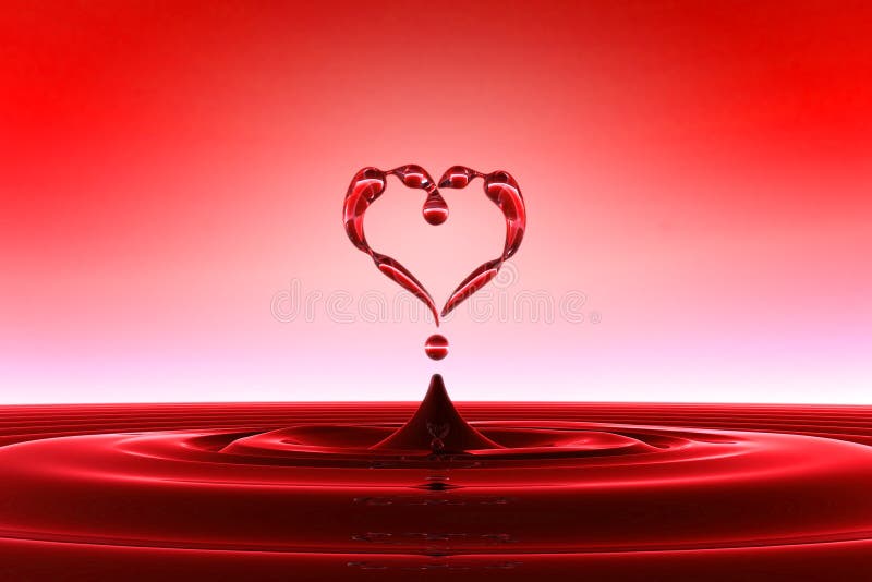 Water heart stock photo. Image of creativity, water, refraction - 17891858