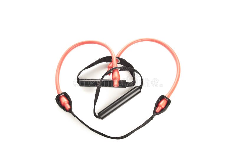 Heart Shaped Rubber Equipment Stock Photo - Image of endurance, rubber ...